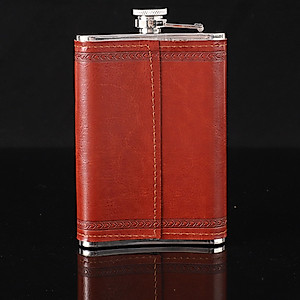 Hip Flask for Alcohol Whiskey Liquor Flask 9 oz with Funnel Personalized Wine Drinking Flasks