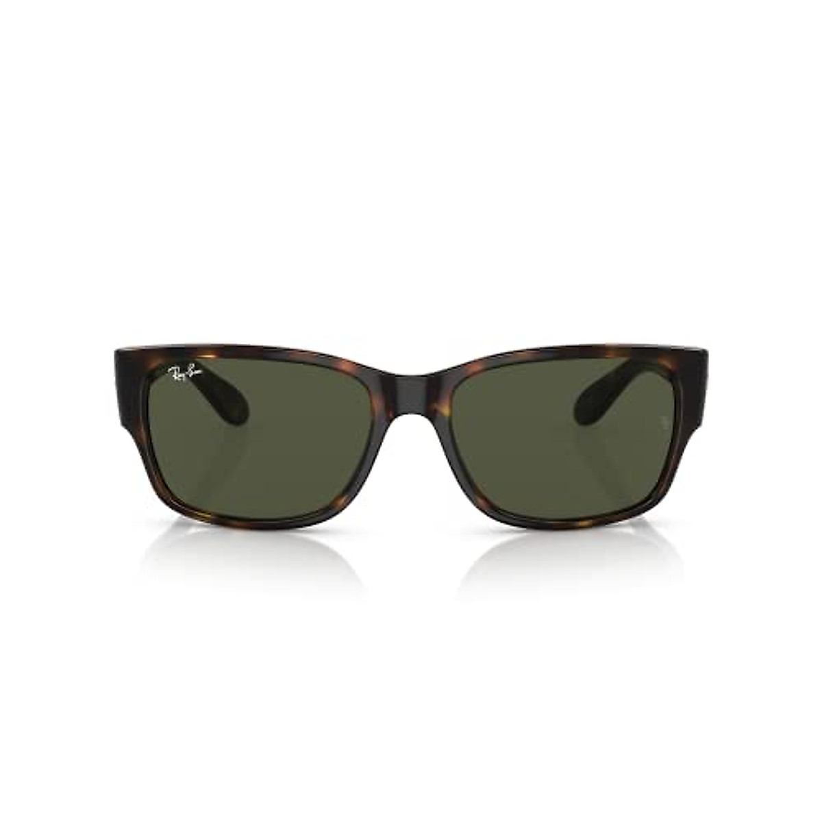 Ray RB4388 710/31 58MM Havana/Green Pillow Sunglasses for Men for Women + BUNDLE With Deisgner iWear Eywear kit