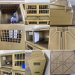 Pigeon Cage Breeding Cage for Pigeon Pairing Cage Bird Cage Pigeon Nest Box Carrier Combination Package Nest Nest Rest and Pairing