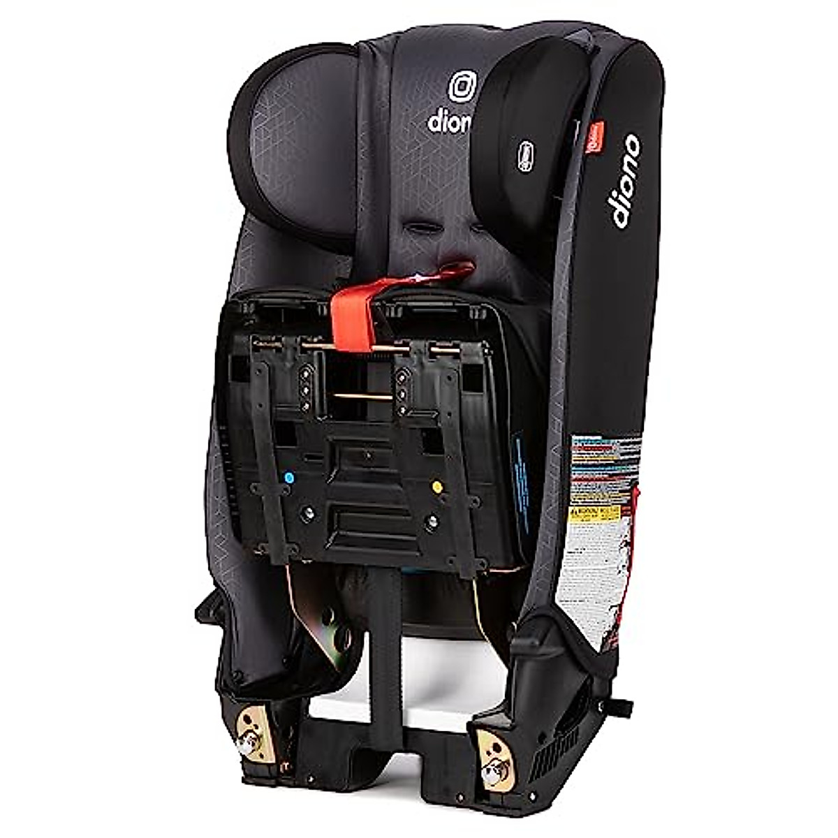 Diono Radian 3RXT Special Edition Slim Fit 3 Across All-in-One Convertible Car Seat, Rear Facing, Forward Facing and High Back Booster, Gray Stone