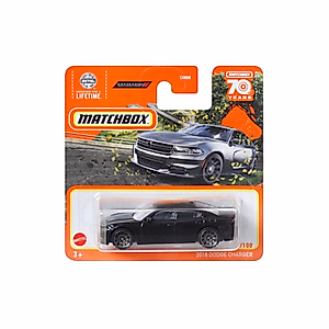 Matchbox 2018 Dodge Charger, Metal Parts 13/100 [Black]