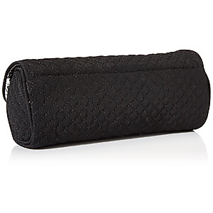 Vera Bradley Women's Microfiber on a Roll Makeup Brush & Pencil Case, Black, One Size