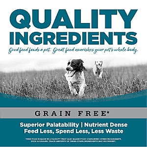 NutriSource Grain Free Dry Dog Food, Chicken and Peas, 26LB