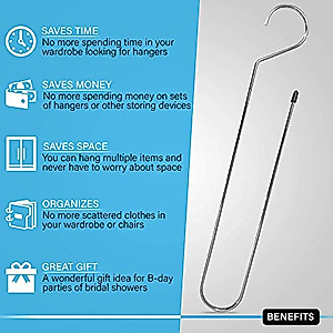 Bra Hanger - GYRLIE Cup Bra Hanger for Closet Organizer - Space Saving for 25+ Bras - Any Cup Size - Easy On/Off - Anti-Rust Hangers for Drying in Laundry Room or Bathroom and Closet Storage