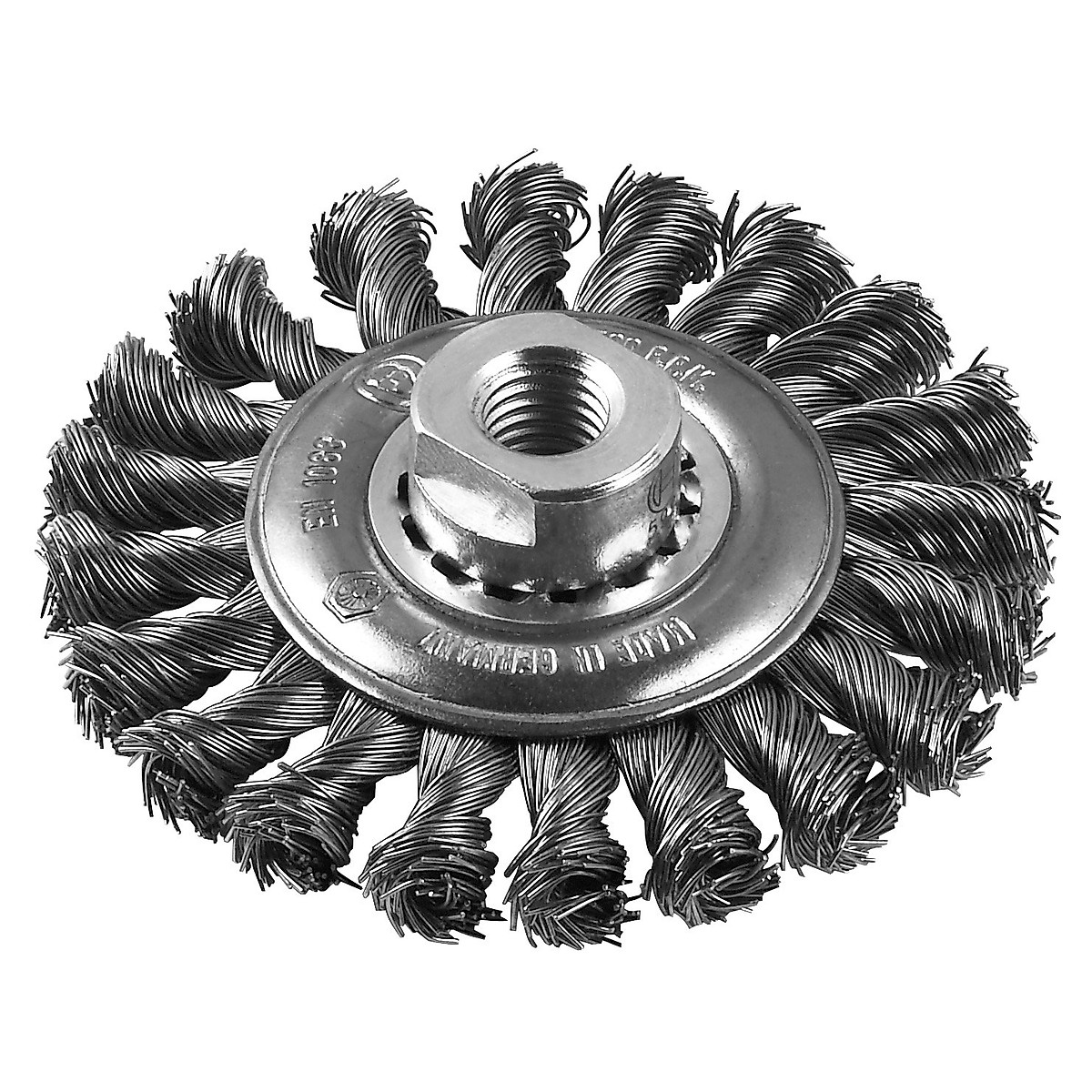 Bosch 2609256509 M14 100 mm Stainless Wire Wheel Knotted Wire