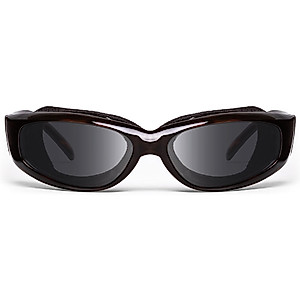 7 EYE Chubasco | Wind Blocking Sunglasses - Dark Tortoise, Polarized Gray Lenses