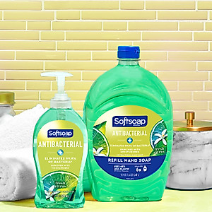 Softsoap Antibacterial Liquid Hand Soap, Fresh Citrus Scent Hand Soap, 11.25 Ounce, 6 Pack