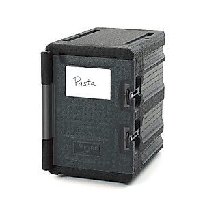 METRO Mightylite ML400-BL Insulated Front-Load Pan Carrier, Black