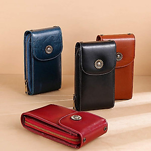 Bausweety Crossbody Bag for Women Crossbody phone Purse with Credit Card Slots