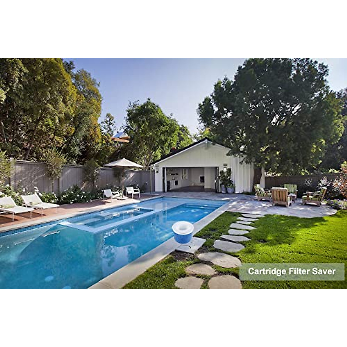 GOKU 50 Pack Pool Skimmer Socks for Above Ground Pool & Inground Pool, Debris Pollen Pool Filter Socks for Skimmer Basket, Hair Leaves Fine Mesh Net Liners Filter Savers Scum Sock Reusable