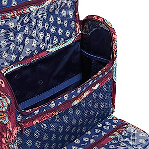 Vera Bradley Women's Cotton Grand Hanging Travel Organizer, Paisley Jamboree - Recycled Cotton, One Size