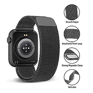 2023 Smart Watches for Men Women with Bluetooth Call Answer/Dail,1.9'' HD Full Touch Screen Fitness Tracker, IP67 Waterproof Smartwatch with Blood Pressure Sleep Monitor for Android and iPhone