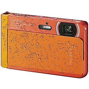 Sony DSC-TX30/D 18 MP Digital Camera with 5x Optical Image Stabilized Zoom and 3.3-Inch OLED (Orange)