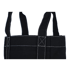 Tag&Crew Women's Urban Tote Easy to Carry Shoulder Handbag with Multiple Pockets - Black