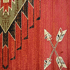 Mayberry Rugs area rug, 5'3"x7'3", Red