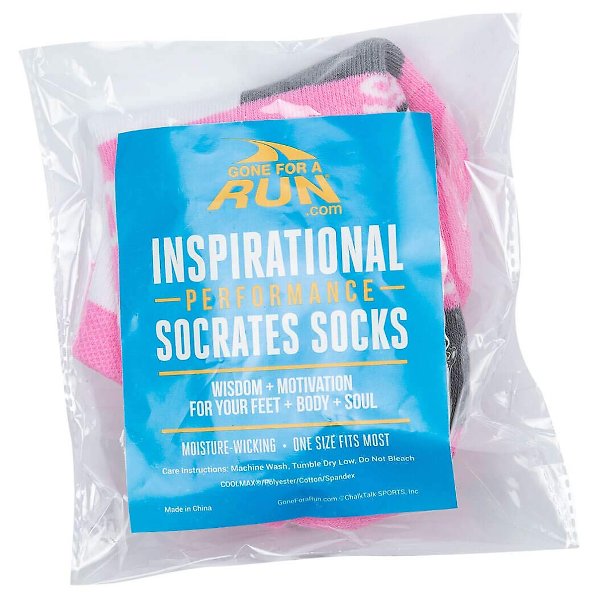 Inspirational Athletic Running Socks | Women's Woven Low Cut | Love You Grandma