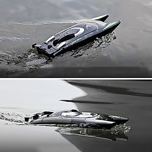 RC Speedboat 2.4GHz Remote Control Boat Ship with High Speed RC Yacht for Kids Adults Boys Girls Racing Boats with 3 Rechargeable Batteries Children's Pool Toy