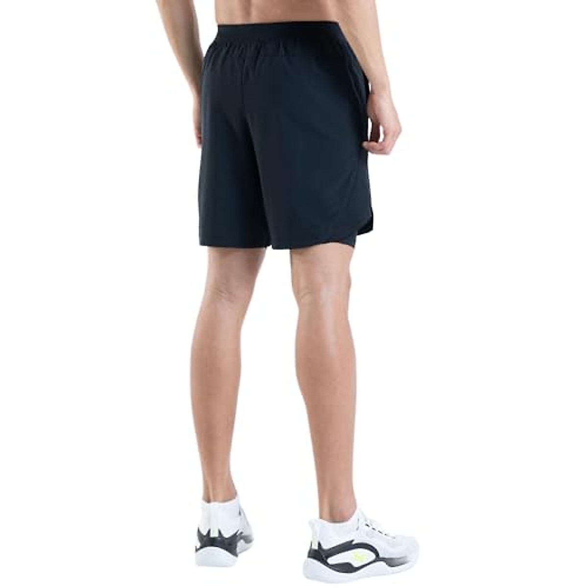 Under Armour Men's Launch Run 7-Inch 2-in-1 Shorts , Black (001)/Reflective , X-Large