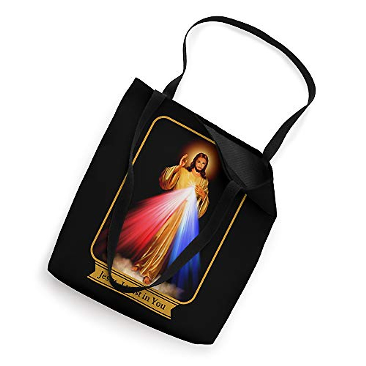 Divine Mercy Jesus I Trust In You Catholic Tote Bag