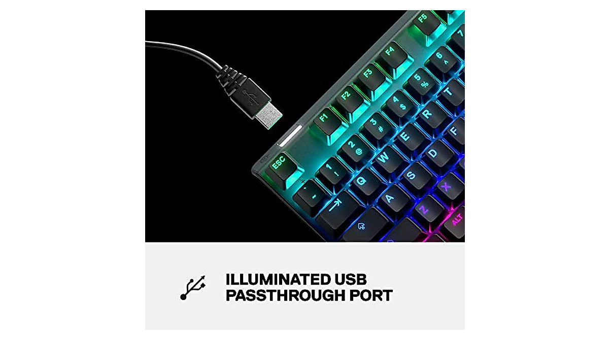 SteelSeries Apex 7 Mechanical Gaming Keyboard – OLED Smart Display ...