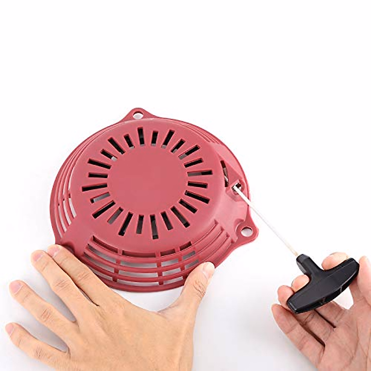 plplaaoo Recoil Starter,Craftsman Lawn Mower Starter,Recoil Pull Starter,Pull Starter W/Pull Cord, Engine Motor Pull Start Rewind Kit, Lawn Mower Recoil Starter Assembly for Gcv135 Gcv160 En2000