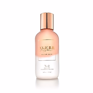 Averr Aglow - No.2 Radiant Cleansing Nectar - Rinse-Free Anti-Aging Daily Face Wash - Fights Acne, Breakouts, Blackheads & Blemishes - Plant & Mineral Based - For Men & Women - 4fl oz / 120 ml