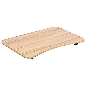 Lap Desk Foldable – Bed Tray for College Dorm and Home – with Handles and Foldable Legs - Perfect Laptop Desk – Perfect for Writing, Eating, Working, Studying - Wood Top Bed Table