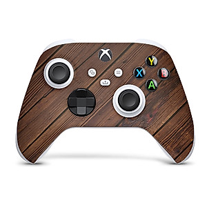 GNG Wood Skins Compatible with Xbox Series X Console Decal Vinal Sticker + 2 Controller Set