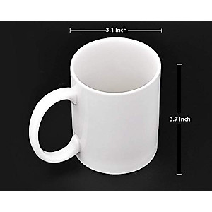 Up Yours Mug Thumbs Up Ceramic Middle Finger Coffee Cup 14 Ounces Milk Tea Funny Coffee Gift Mug for New Year, Christmas, Halloween and Birthday