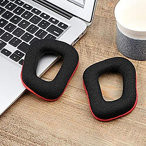 Phoncoo 1 Pair Replacement Soft Foam Ear Pads Headband Cushion pad for Logitech G430 G930 Headphones