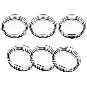 20oz Tumbler Replacement Lids Spill-proof Splash Resistant Lid Cup Tumbler Lid Replacement Lids Covers for YETI Rambler,Old Style Rtic and More Travel Mugs-6 Pack