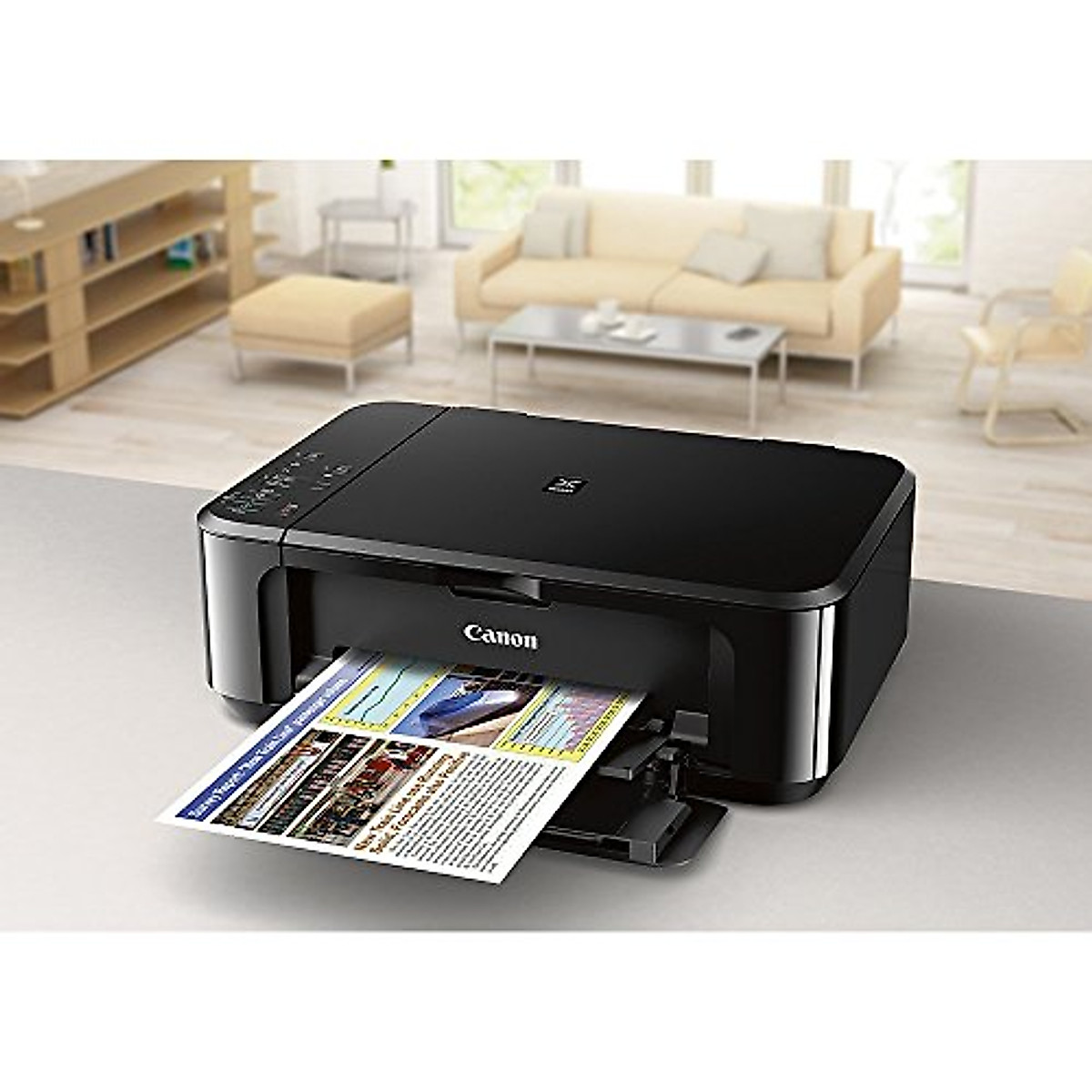 Canon Pixma MG3620 Wireless All-in-One Photo Inkjet Multifunction Printer (0515C002) Bundle with High Speed 6-Foot USB Printer Cable and Corel Paintshop Pro (Digital Download)