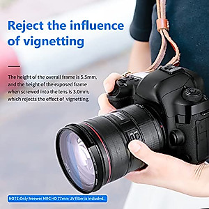 NEEWER 77mm MRC UV Protection Filter 30 Layer Multi Resistant Nano Coatings/HD Optical Glass/Water Repellent/Scratch Resistant/Aluminum Alloy Ultra Slim Frame/Ultraviolet Filter