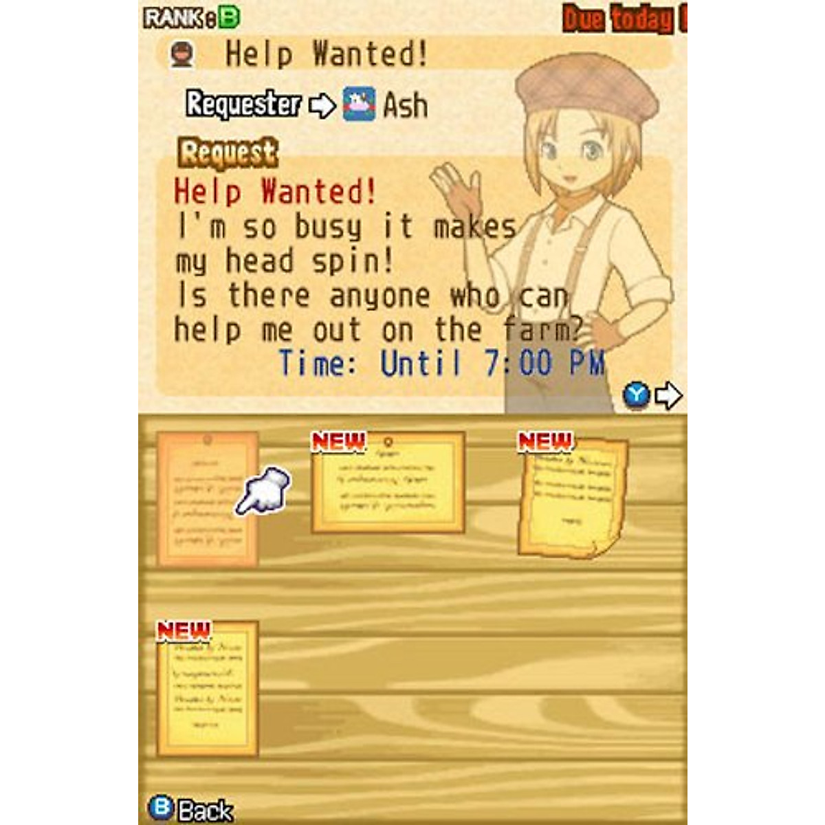 Harvest Moon: Tale of Two Towns - Nintendo DS