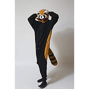 SAZAC Red Panda Kigurumi - Onesie Jumpsuit Halloween Costume