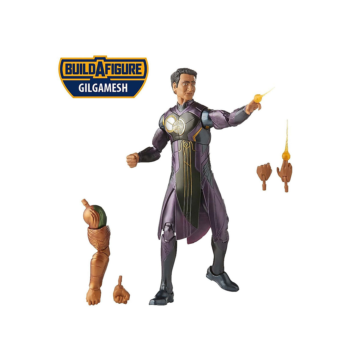 Marvel Hasbro Legends Series The Eternals 6-Inch Action Figure Toy Kingo, Movie-Inspired Design, Includes 4 Accessories, Ages 4 and Up