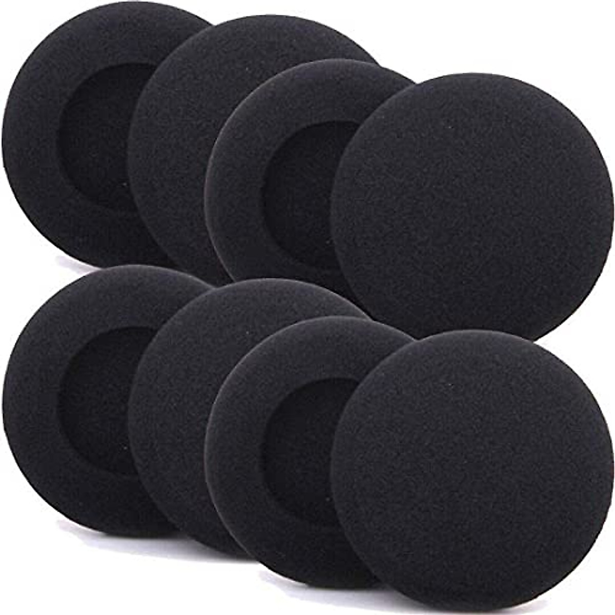 Foam Ear Pad Replacement Cushions, Headphone Earphone Headset Disposable Sponge Covers (45mm - 1.8") 4 Pairs