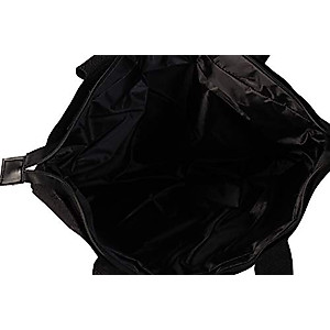 KarensLine Handmade Evil Eye Jute Beach Bags and Totes Eco-Friendly Sustainable Black Gold Eye Tote Bag for Women Zipper Top with Crystals and Tassels Water Resistant with Wipeable Inner Lining, Large