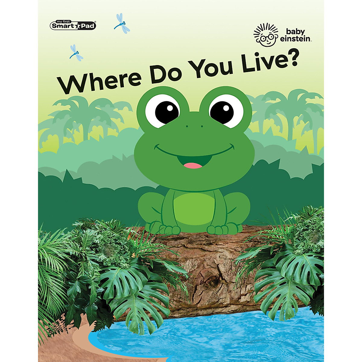 Baby Einstein - My First Smart Pad Library Electronic Activity Pad and 8-Book Library - PI Kids