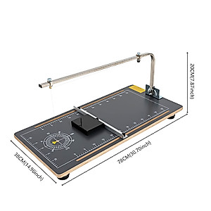 VPABES Desktop Hot Wire Foam Cutting Machine 110V Board Wax Wire Foam Styrofoam Cutter Machine Working Stand Table Tool