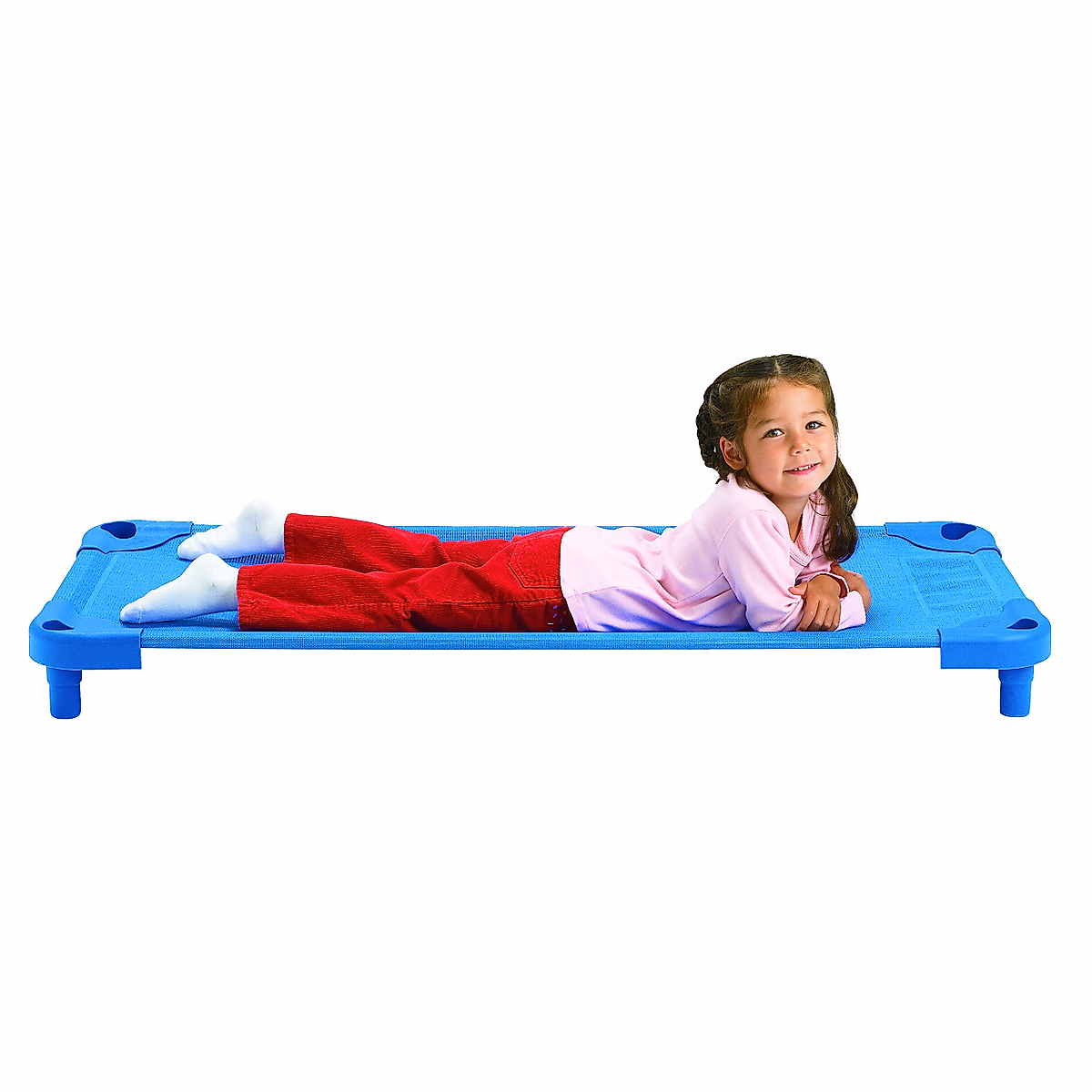 Angeles, AFB5750, Value Line Standard Kids Nap Cot, Stackable Classroom Rest Cot, Toddler Daycare or Preschool Indoor Sleeping - Fully Assembled