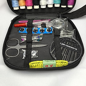 86pcs Sewing Kit with Case,Marcoon Needle and Thread Kit with Sewing Supplies and Accessories for Kids,Adults,Beginner,Home,Travel,Emergency Including Scissors,Measure Tape,Needle Threader