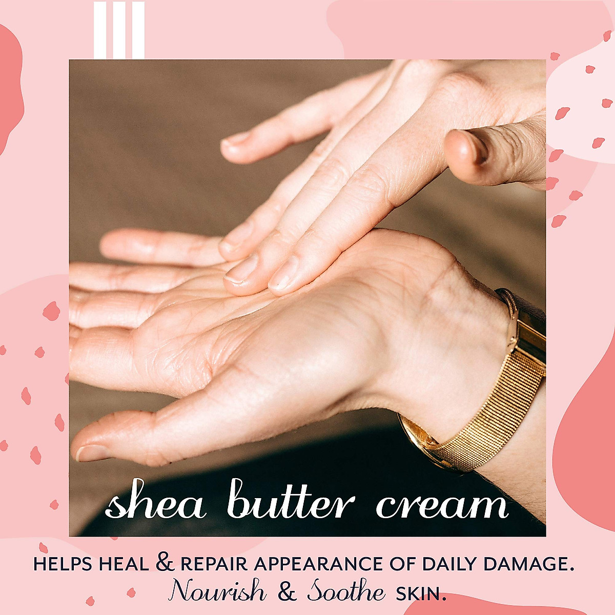 Mother's Shea Whipped Shea Butter (Rose, 6 Oz Tin) 100% Pure Raw Unrefined African Shea - Organic, Sustainably-Sourced Ingredients - Natural Skin & Hair Care