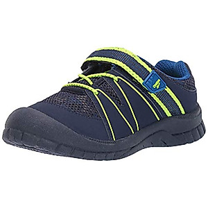 OshKosh B'Gosh Boy's Xavi Athletic Bumptoe Sneaker, Navy, 5 M US Toddler