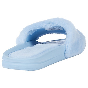 APL: Athletic Propulsion Labs Women's Shearling Slide, Ice Blue, 8