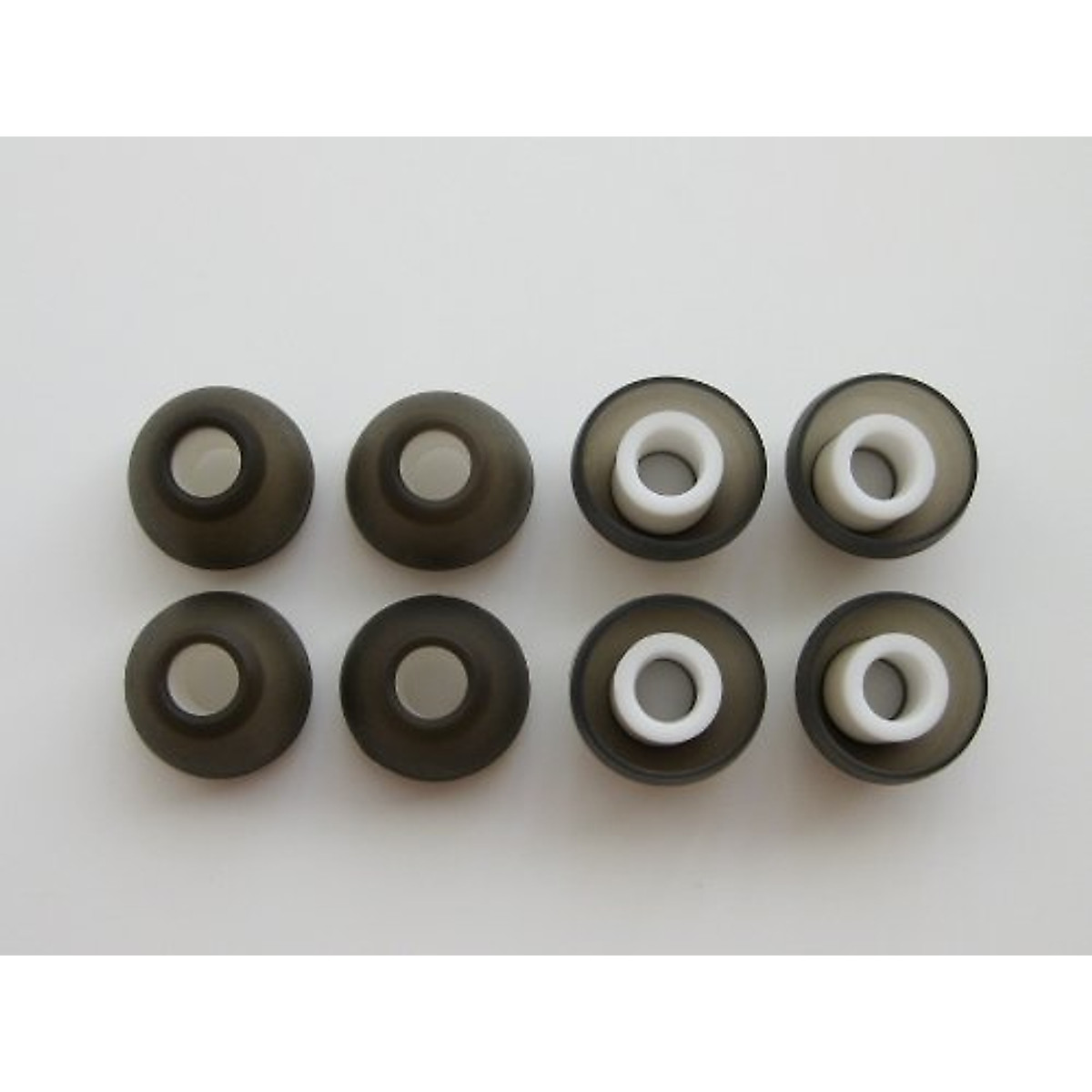 8 Medium (M) Ergonomical Comfort Replacement Set Earbuds Eartips Compatible with Sennheiser IE Series, CX Series, CXC Series, CXL Series, OCX Series, and MM Series In Ear Earphone Headsets