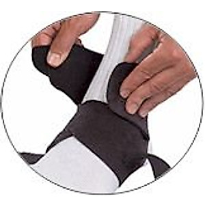 Mueller Adjustable Ankle Support, Black, One Size