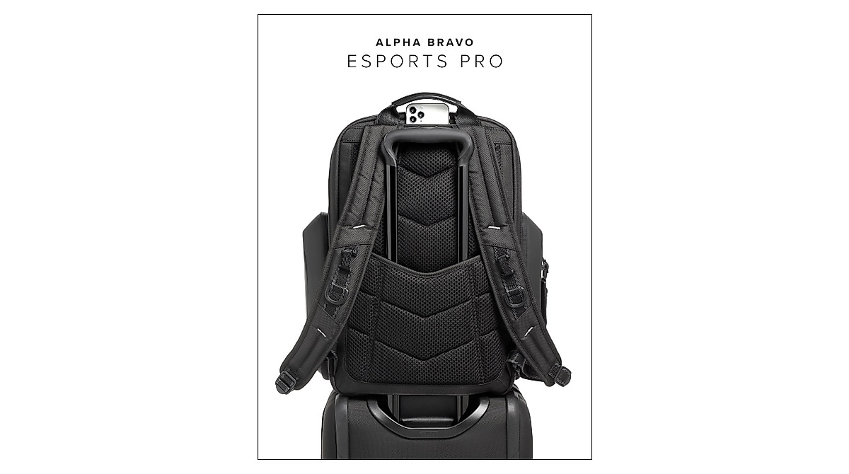 TUMI Men's EsportsPro Large Backpack - Durable, Organized & Stylish