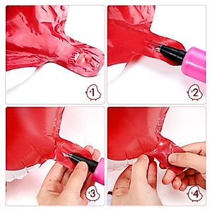 KESOTE Farm Animal Balloons, 6 Pack Inflatable Farm Animals Walking Balloons for Kids Birthday Party Decorations Farm Animal Birthday Party Supplies