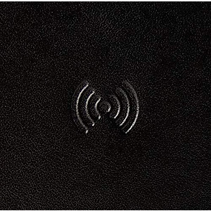 TUL Wireless Charging Discbound Notebook, Leather Cover, Letter Size, Black